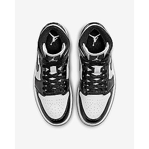 Jordan 1 Mid Women White/Black-Panda Mid DV0991-101 8.5