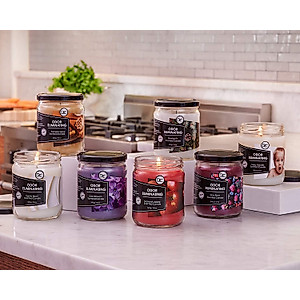 Pumpkin Spice Odor Eliminating Highly Fragranced Candle - Eliminates 95% of Pet, Smoke, Food, and Other Smells Quickly - Up to 80 Hour Burn time - 12 Ounce Premium Soy Blend