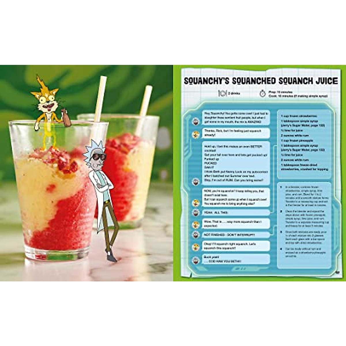 Rick and Morty: The Official Cookbook: (Rick & Morty Season 5, Rick and Morty gifts, Rick and Morty Pickle Rick)