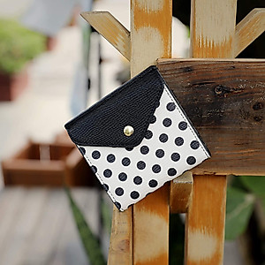 Rose Lake Women Wallet (5 Pack) Bifold Pocket Change Purse RFID Blocking Pouch with Snaps Closure Gifts for Girls (Mult Color-5 Pcs)