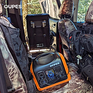 OUPES 600W Portable Power Station, Solar Generator with 100W Solar Panel, 595Wh(186000mAh) LiFePO4 Power Station for Outdoors Home Use RV Camping