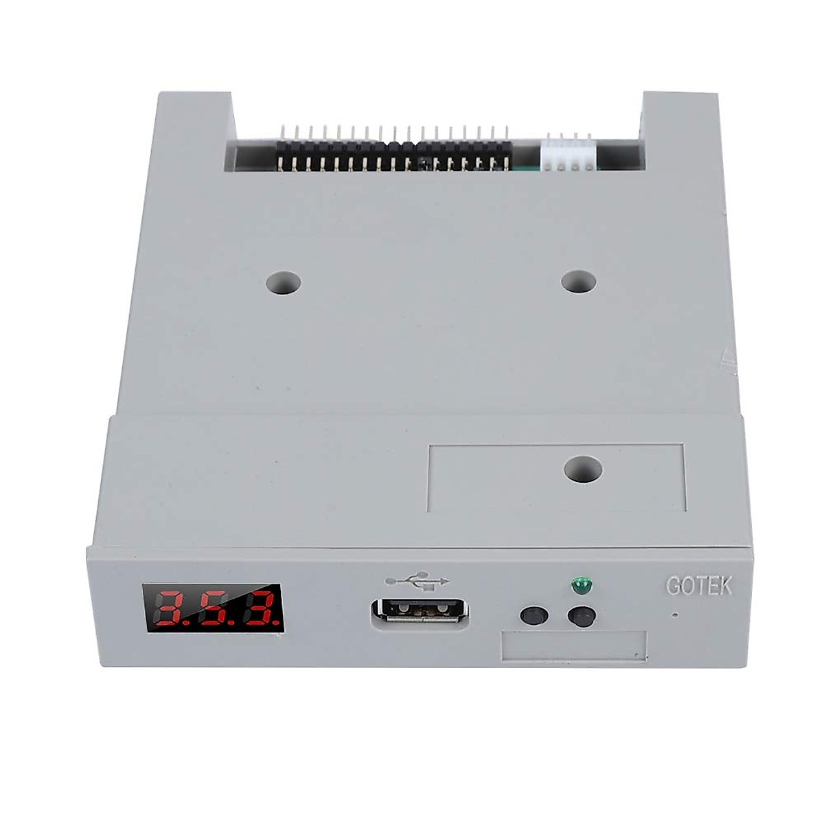 Socobeta USB Emulator SFR1M44-U100 3.5in 1.44MB USB SSD Floppy Drive Emulator Plug and Play USB Flash Disk with CD Screws for Embroidery Machine