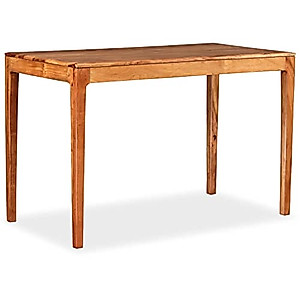 YPWRENH Coffee Table Kitchen Tables Dining Table Solid Wood 46.5"x23.6"x29.9" for Dining Room, Kitchen or Living Room
