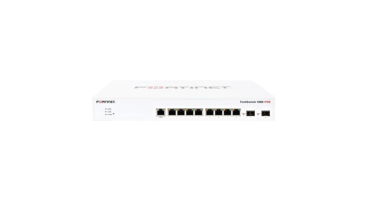 Fortinet FortiSwitch 108E-POE Layer 2 FortiGate Switch Controller ...