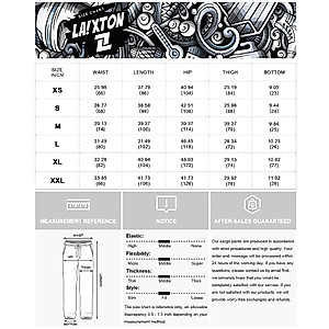 Laixton Mens Joggers Pants Lightweight Unisex Street Cargo Pants Outdoor Jogging Hip Hop Casual Pants Techwear Pants Black