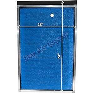RAYAIR SUPPLY 18x24 Dynamic Air Cleaner Replacement Filter Pads 18 x 24 Refills (3 Pack)