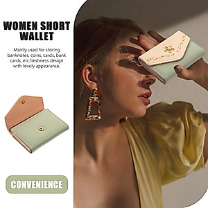 TENDYCOCO Women Fashionable Print Wallet Bifold Purse ID Window Credit Card Holder Portable Storage Wallet