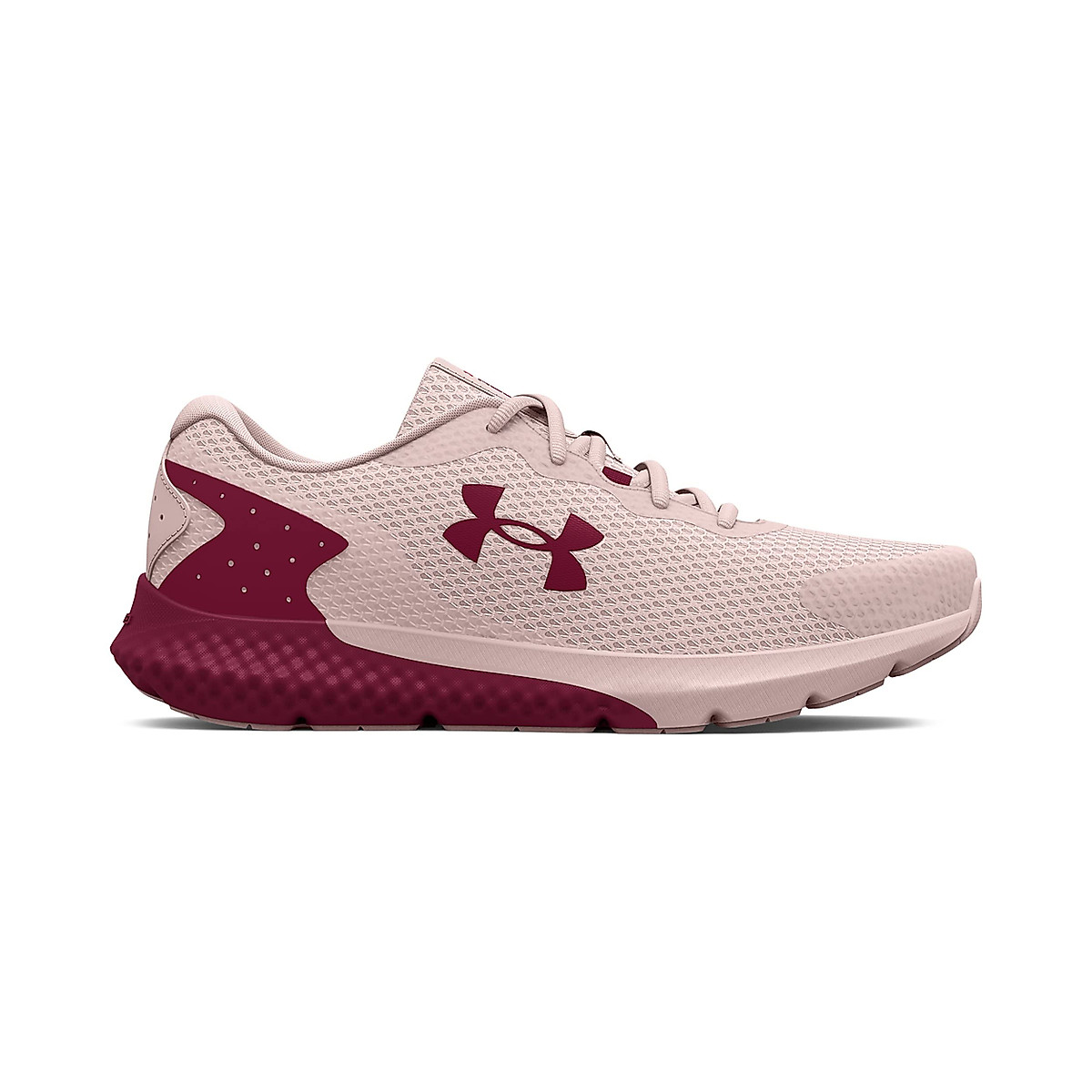 Under Armour Women's Charged Rogue 3, Pink Note/Wildflower, 10 Medium US