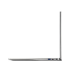 Acer 2022 Chromebook 17.3" FHD for Business and Student Laptop, Intel Celeron N4500 Processor, 4GB RAM, 64GB eMMC Flash Memory, Intel HD Graphics 630, Silver, Chrome OS, 32GB UBS Card