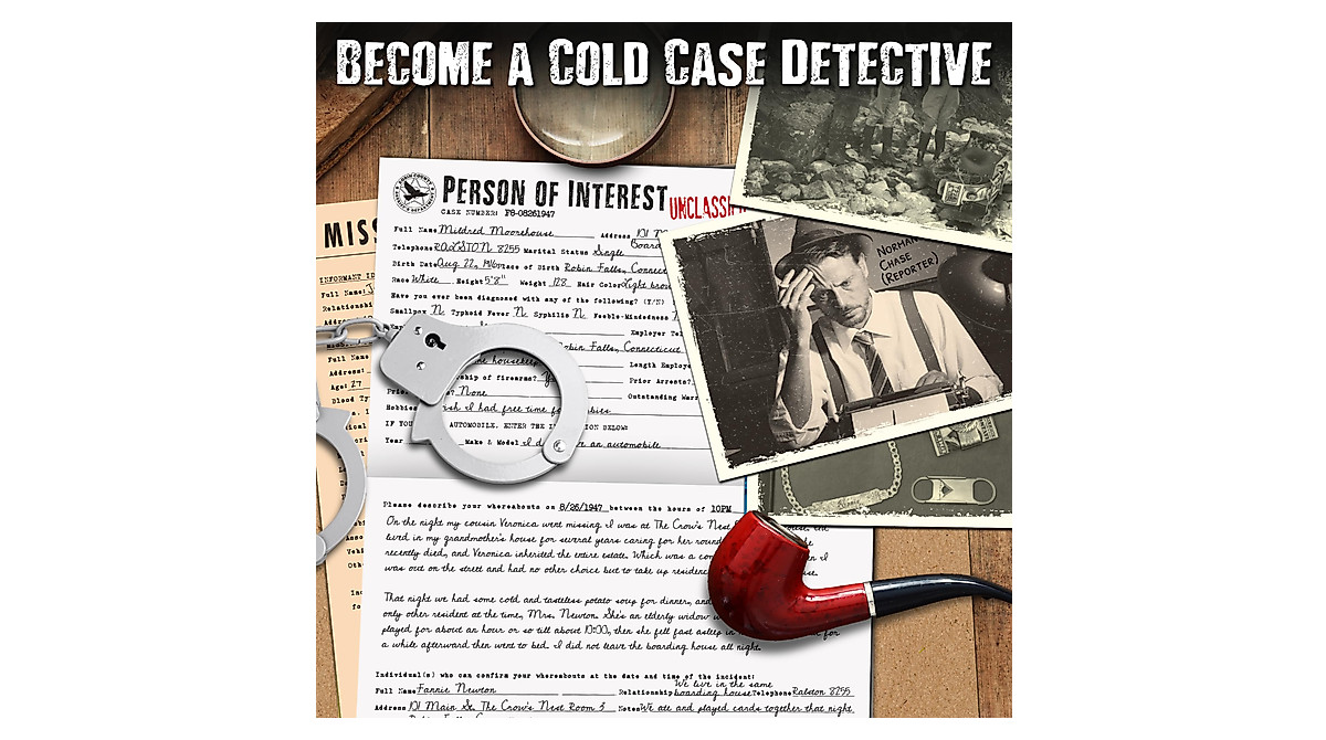 UNSOLVED CASE FILES | Falcone, Veronica - Cold Case Murder Mystery Game ...