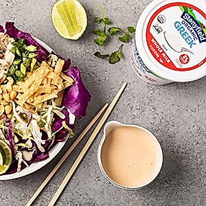 Stonyfield Organic Greek Whole Milk Yogurt, Plain, High in Protein (16g), Multiserving Snack & Cooking Substitute, 30 Oz