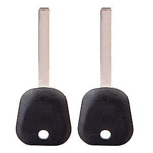 ECCPP Uncut Transponder Ignition Car Key Replacement For Buick Allure LaCrosse Regal Encore for Chevy Camaro Cruze Equinox Silverado series for GMC Terrain Sierra series 22984996 5924205-2pcs