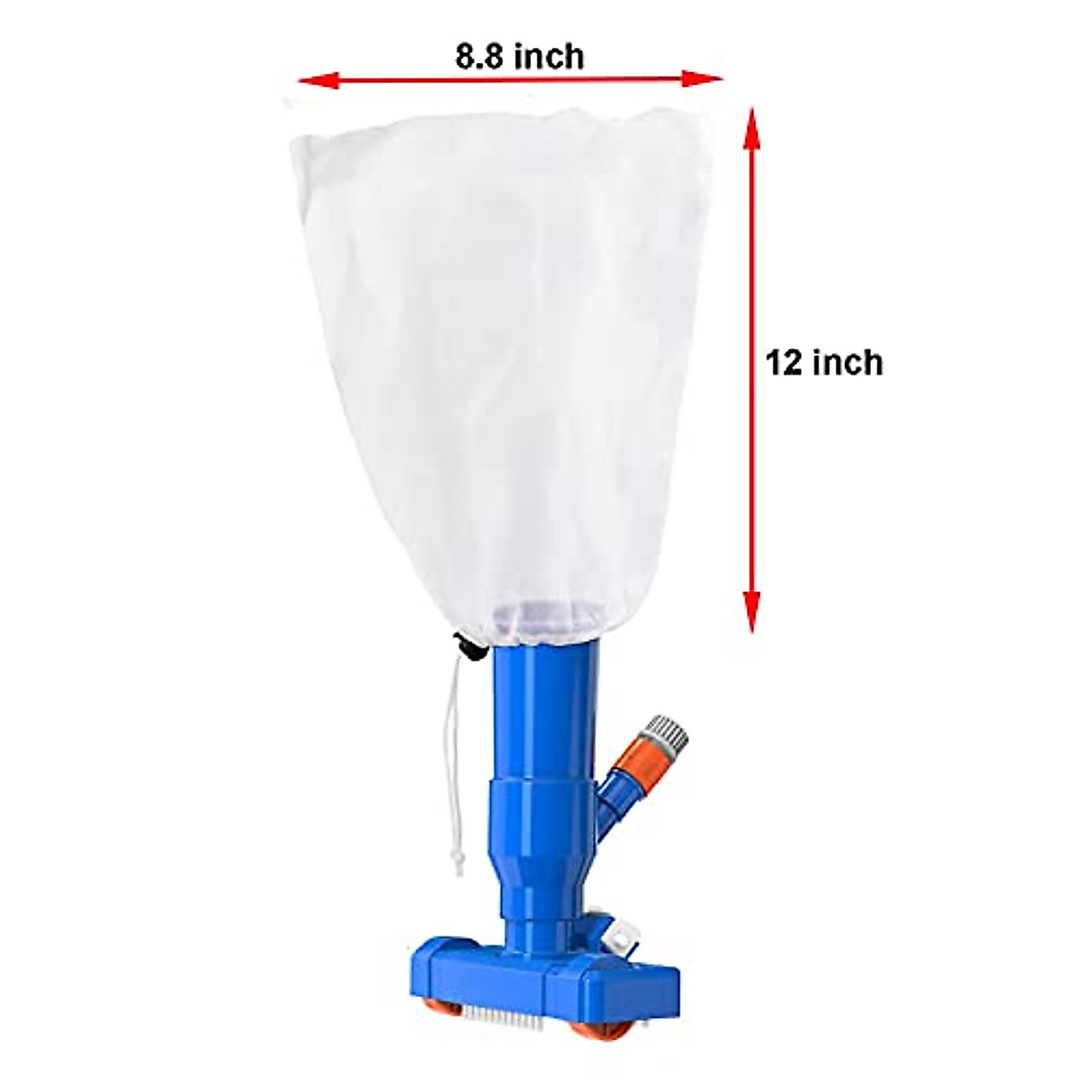 ATIE Pool Spa Mini Jet Vacuum Pool Cleaner Fine Mesh Bag for In-ground/Above-Ground Pool Spa Jet Vacuum Pool Cleaner