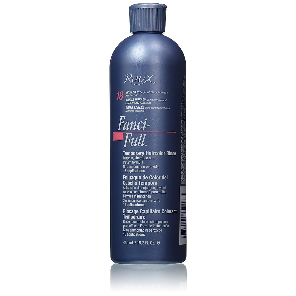 Fanci-Full Instant Hair Color Rinse by Roux, 28 Spun Sand ,Temporarily Evens Tones, Blends Away Gray, 15.2 Oz