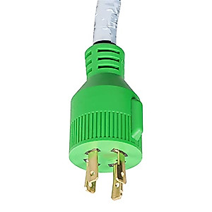 labwork 30A 15 Feet Generator Extension Cord L14-30P to L14-30R 125/250V Up to 7500W 10 Gauge SJTW Generator Cord 4 Prong