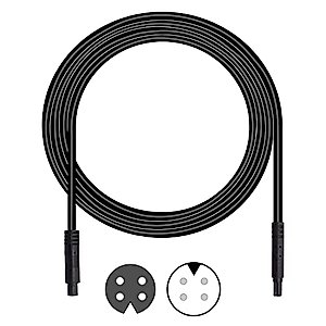 Aienxn 4 Pin 16.5 Ft Dash Cam Rear View Backup Camera Extension Cord for Car Backup Camera, Dash Cam Rear View Camera Q-054-16.5