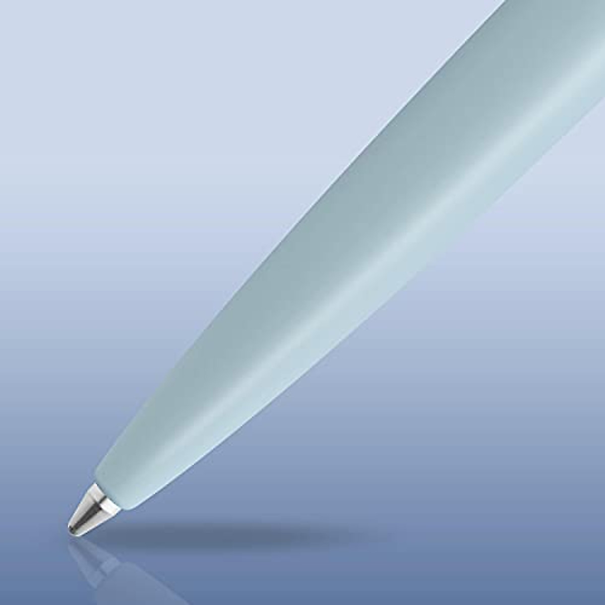 Waterman Allure Ballpoint Pen | Baby Blue Matte Lacquer with Chrome Trim | Medium Point | Blue Ink | With Gift Box