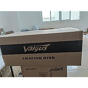 Valgus 2-Pack 8QT Stainless Steel Chafing Dish Buffet Chafer Set with Foldable Frame Water Trays, 2 Full Size, 4 Half Food Pans for Wedding, Parties, Banquet, Catering Events
