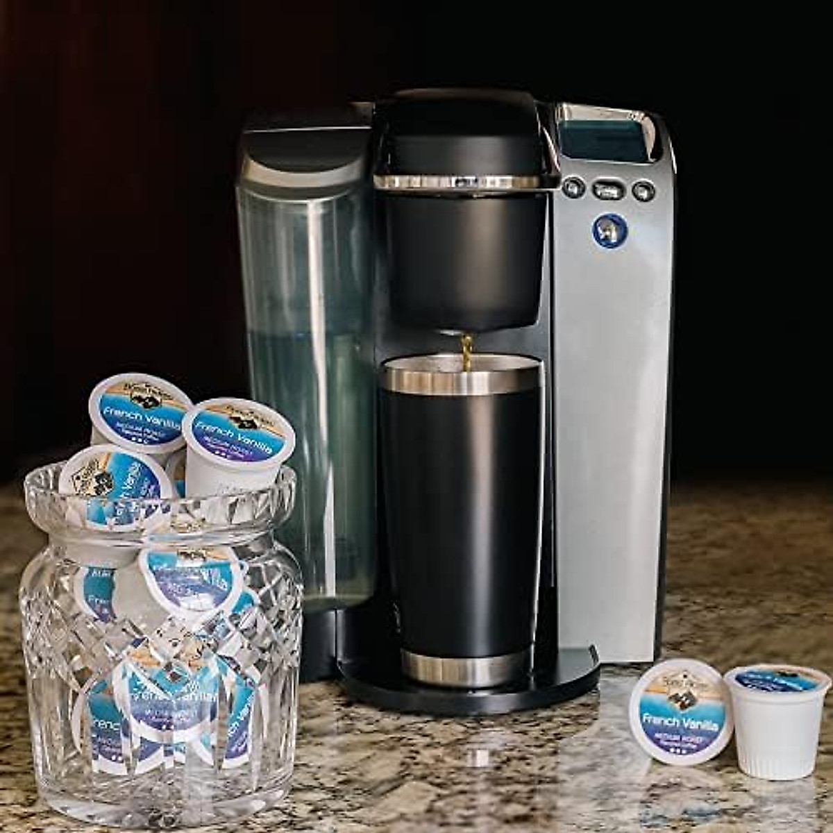 Roast Ridge Single Serve Coffee Pods for Keurig K-Cup Brewers, French Vanilla Blend, Medium Roast, 100 Count