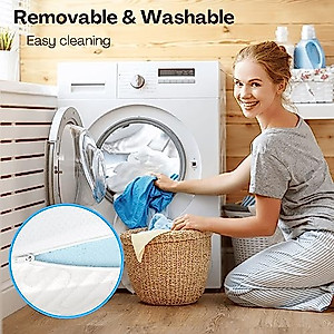 3 Inch Memory Foam Mattress Topper King Size, Cooling Gel Infused Mattress Topper for Pressure Relief & Cooling Sleep, Firm Mattress Topper King Memory Foam Bed Toppers with Bamboo Cover