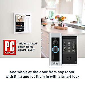 Brilliant Smart Home Control (2-Switch Panel) — Alexa Built-In & Compatible with Ring, Sonos, Hue, Google Nest, Wemo, SmartThings, Apple HomeKit — In-Wall Touchscreen Control for Lights, Music, & More