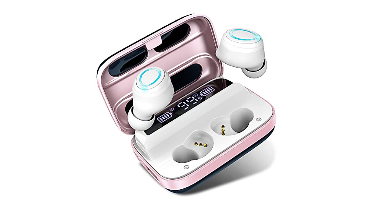 Motast Wireless Earbuds, Bluetooth 5.1 Earbuds 140H Playtime Bluetooth ...
