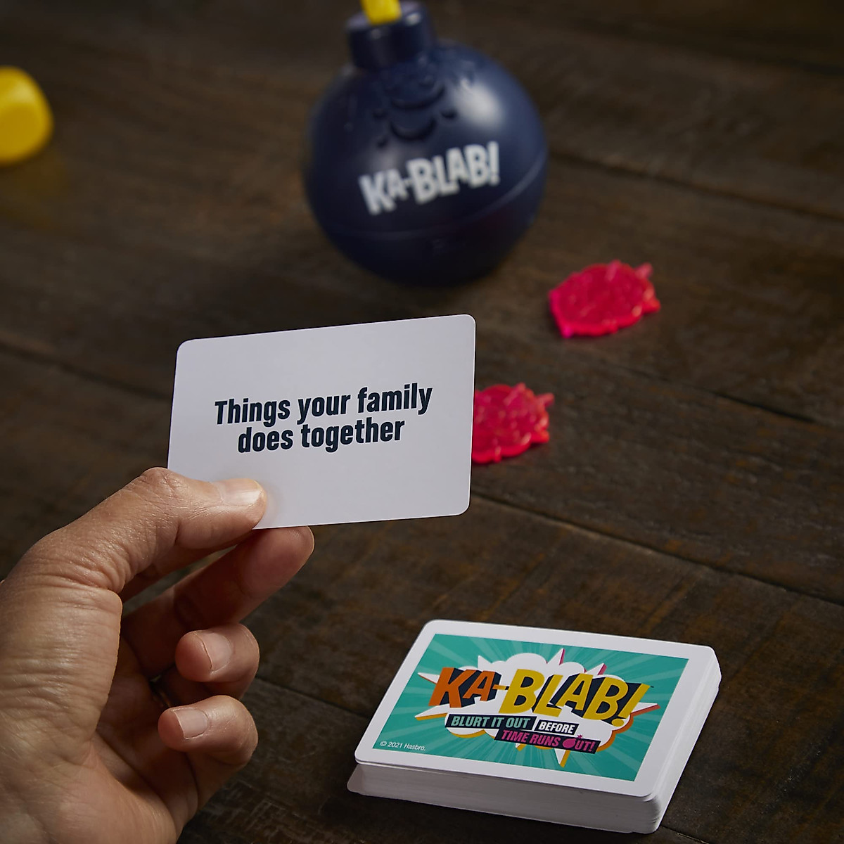 Hasbro Gaming Ka-Blab! Game for Families, Teens and Kids Ages 10 and Up, Family-Friendly Party Game for 2-6 Players, from The Makers of Scattergories