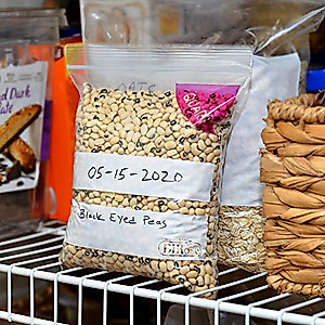 DiRose Quart Bags Pack of 500 – 1 Quart Reclosable Food Storage Bags – Practical and Durable Design – Food Safe Non-BPA Material – Easy Double Zip Closure – Ideal for Food, Snacks, Organizing