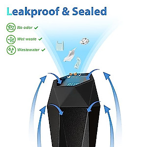 SINSEN Car Trash Can with Lid, Truck Garbage Bin and Interior Organizer Accessories Must Haves, Mini Diamond Trashcan for Road Trip, Leak-Proof, 2PCS