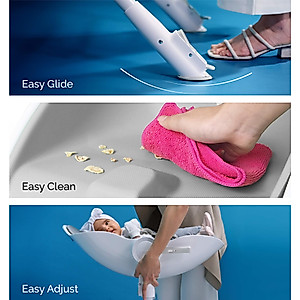 Oribel Cocoon Z Baby High Chair & Lounger | Avocado Green | Convertible for Napping & Feeding | 0mths and up | Easy to Move Gliders | Easy to Clean | No-Tool Adjustment