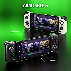 GameSir X2 Pro-Xbox Mobile Game Controller for Android Type-C (100-179mm), Phone Controller for xCloud, Stadia, Luna - 1 Month Xbox Game Pass Ultimate -Passthrough Charging (White)