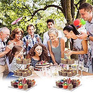 Cupcake Stand, Othran Cupcake Tower 2 Sets, 3 Tier Acrylic Cupcake Display Stand Cupcake Holder for Wedding, Birthday, Theme Party, Baby Shower, Christmas