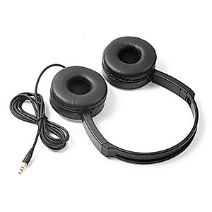 Kaysent School Headphones for Classroom Students - (KHPC-12B) 12 Packs Black Color Kids' Headphones for School, Library, Computers, Children and Adult(No Microphone)
