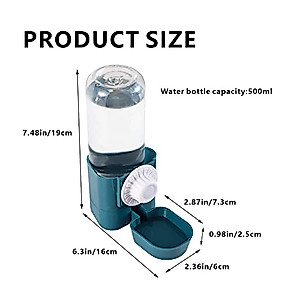 Pet Waterer Automatic Pet Water Dispenser Hangable Dog Water Dispenser Station for Cats Dogs Kitten