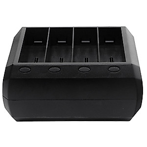 Battery Charger Station for Zebra WT6000 RS6000 Barcode Scanner,4-Slot Charging Cradle Power Supply Included,Replacement for P/N (SAC-NWTRS-4SCH-01)