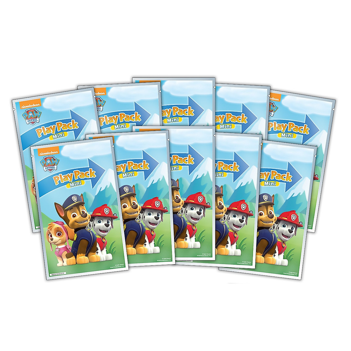 Bendon Paw Patrol 10 Mini Play Packs, 36 months to 144 months