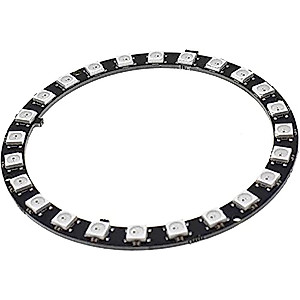 24 Bits WS2812 5050 RGB LED Ring Lamp Light with Integrated Drivers