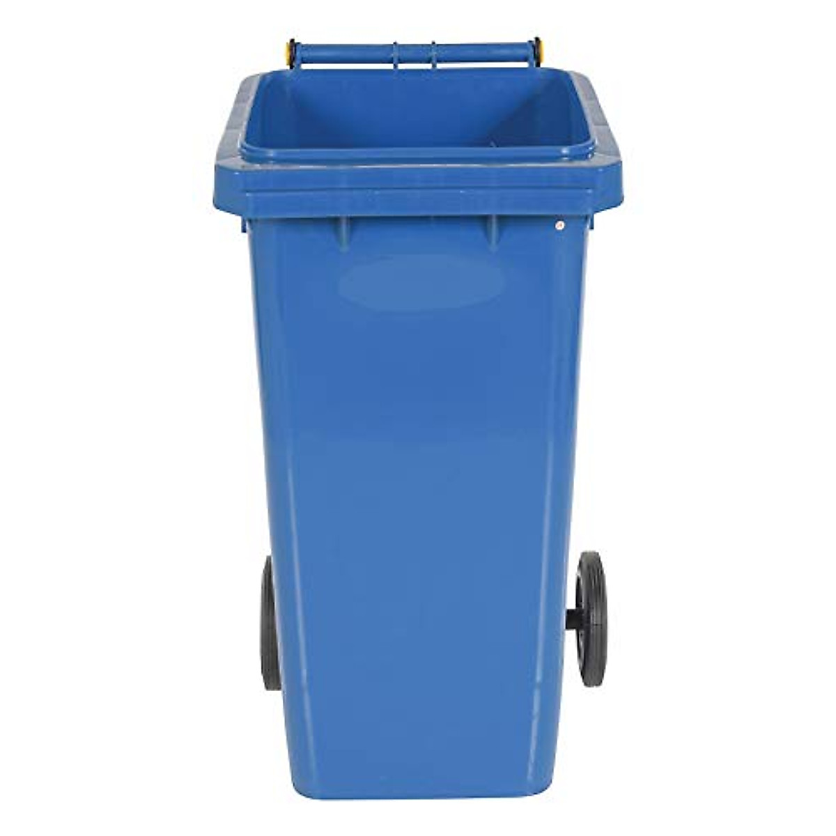 Vestil TH-32-BLU Trash Can, Polyethylene, 18-1/2" Width, 37-1/2" Height, 22" Depth, 32 gallon Capacity, Blue