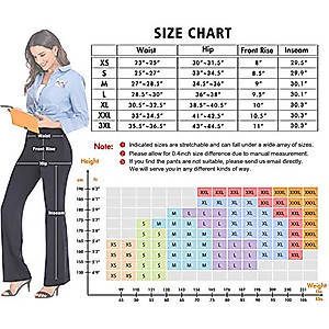 IUGA Bootcut Yoga Pants with Pockets for Women High Waist Workout Bootleg Pants Tummy Control, 4 Pockets Work Pants for Women Khaki