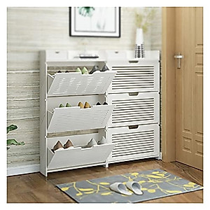 LDCHNH Shoe Cabinet Home Porch Shoe Cabinet Multifunctional Shoe Rack Assembly Porch Shoe Cabinet