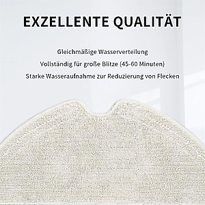 Reusable Sweeping Robot Vacuum Cleaner Cleaning Cloth Mop Wipe Replacement Accessories Compatible For D10S/D10S 5pcs Vacuum Cleaner Cleaning Supplies Mop Cloth Accessories Floor Cleaning Tools