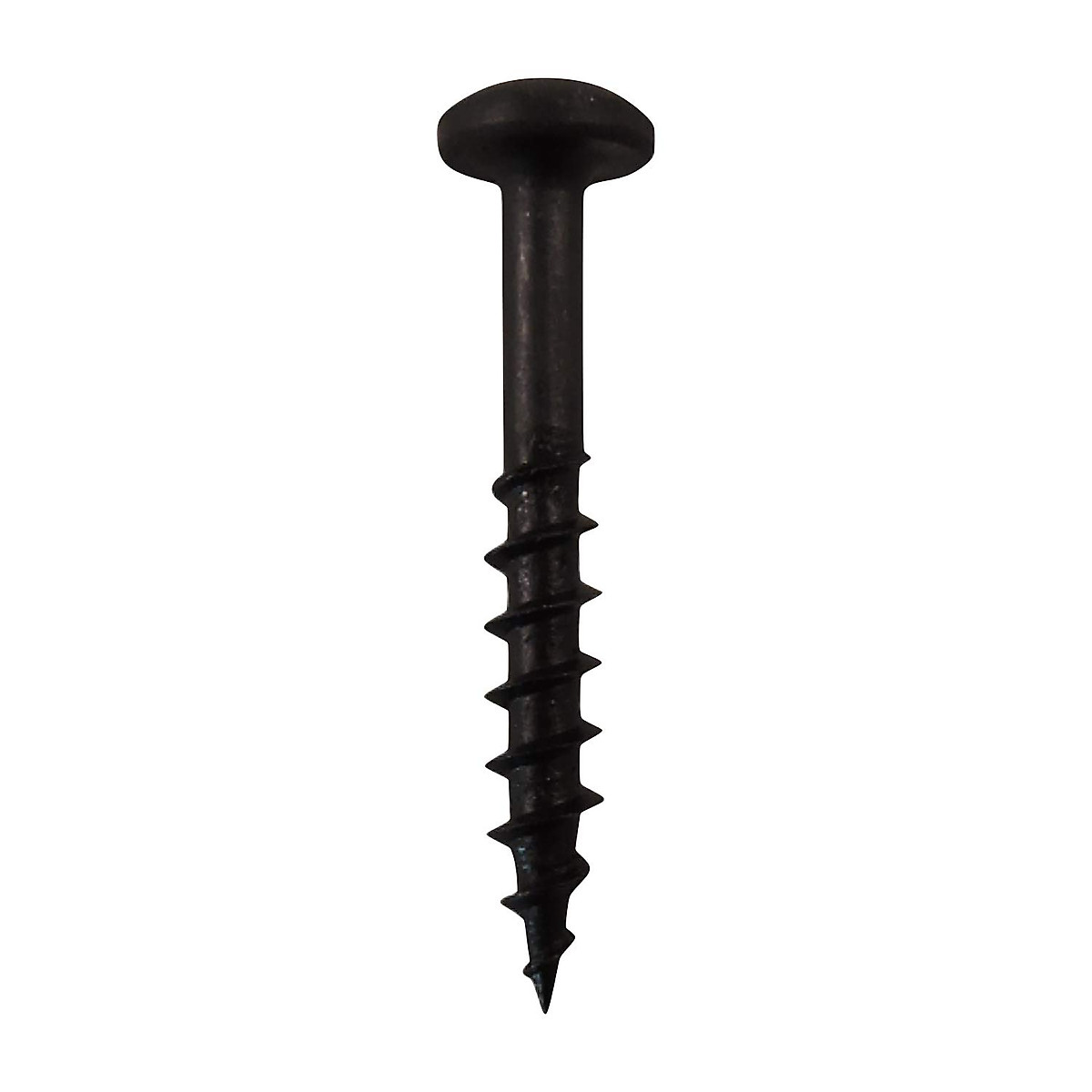 Rok Hardware 100 Pack #8 x 1-1/4" Coarse Thread Phillips Pan Head Wood Screws Black MDF