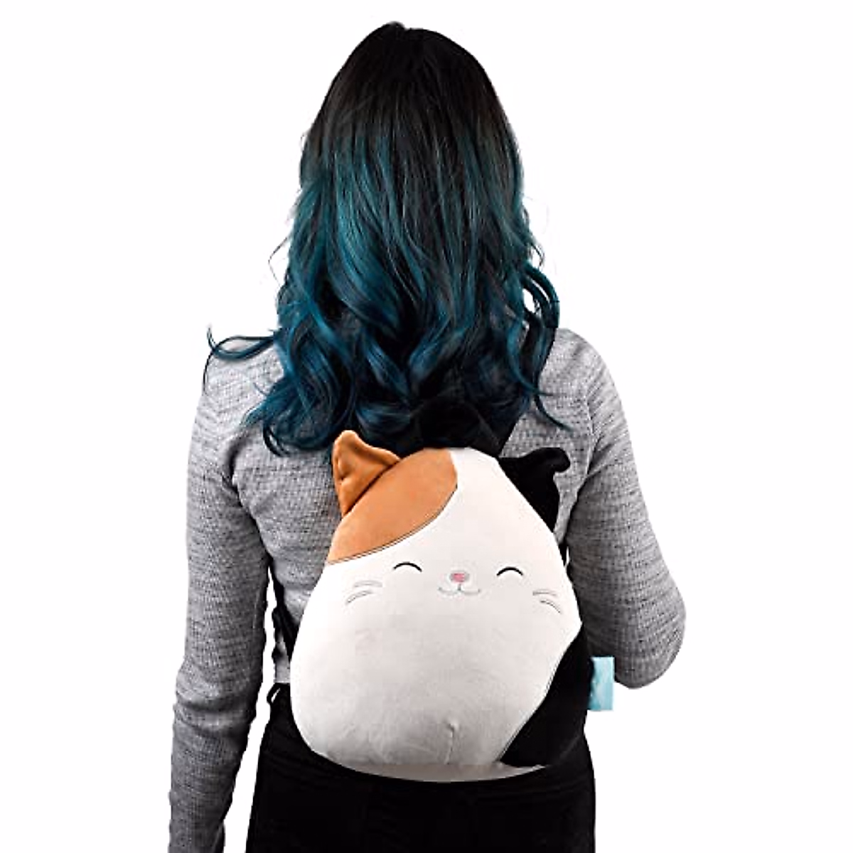 Bioworld Squishmallows 3D Cam The Cat 14 inch Plush Mini Backpack