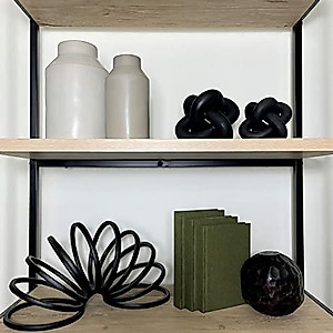 Linen Covered Decorative Books, Set of 3 - Neutral Home Decor Coffee Table Books with Wooden Beaded Tassel for Rustic Farmhouse Modern Decor, Boho, Bookshelf Decor (Olive)