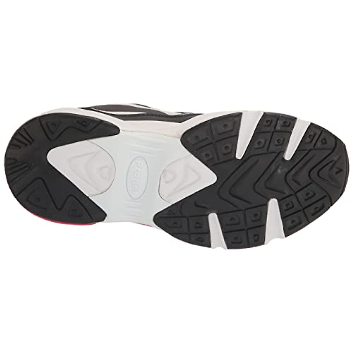 Propét Women's Stability Marvel Sneaker, Red/Charcoal, 8.5 US