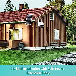 Solar Powered Outdoor Security Camera Wireless WiFi 1080P Spotlight Night Vision Two-Way Audio Motion Detection Cloud Local Storage