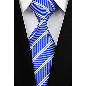 veegood Men's Classic Neck Ties for Men 10 Pack Classy Men's Tie Woven Jacquard Ties Party Suit B10VG01