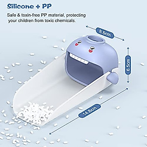 Maliton Faucet Extender for Toddlers, Sink Extender for Kids Hand Washing, Suitable for Bathroom, Kitchen, Bathtub Sink, Fits Most Faucets (2 Pack, Blue)