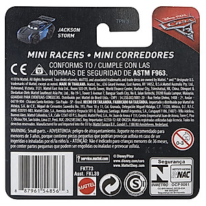 Mattel Cars Mini Racers Collectible Die-Cast Vehicle - FKT73 ~ Jackson Storm ~ Blue and Gray ~ #20 On Side