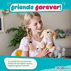 Infloatables ThermaPals Microwavable Weighted Stuffed Animals - Dress to Reduce Stress - A Heart-Warming Surprise - Heat It Up Or Cool It Down - Gift for Any Occassion - Valentines Plush